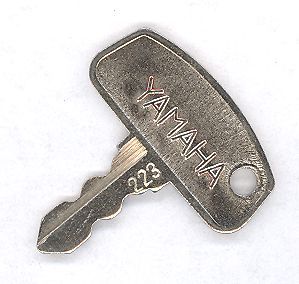 YAMAHA MOTORCYCLE KEY PRE CUT 223 | eBay