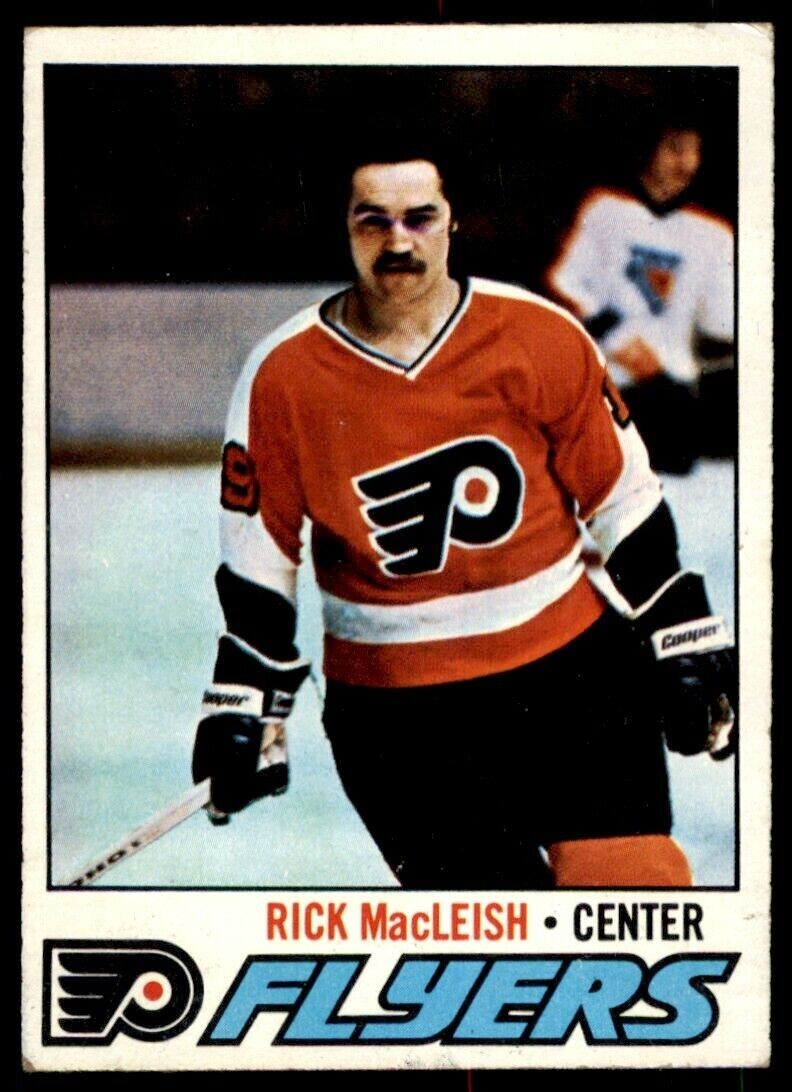 1977-78 TOPPS Hockey Trading Card #15--RICK MacLEISH, Philadelphia ...