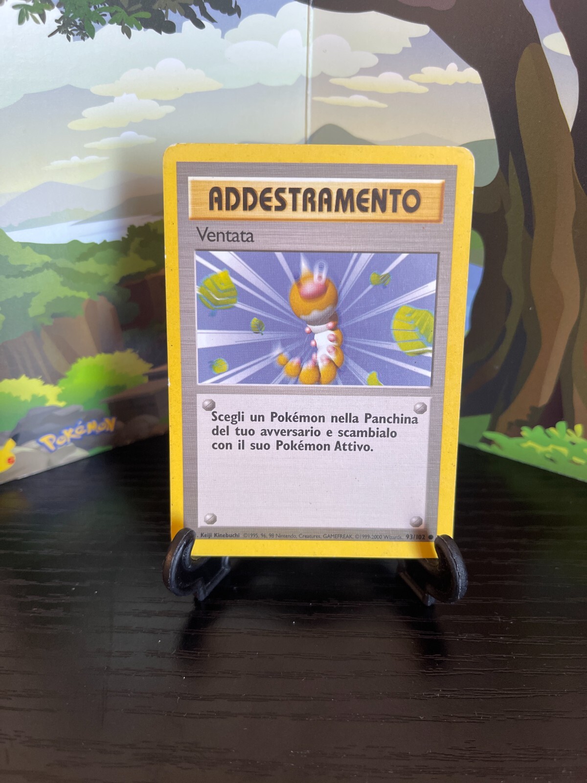 Gust of Wind 93/102 - Base Set - Pokémon Card TCG - Italian | eBay