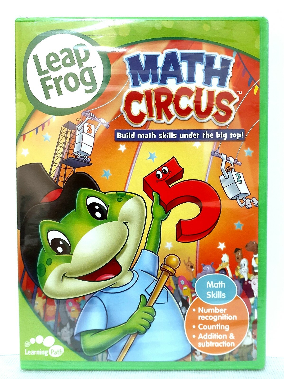 Leap Frog "MATH CIRCUS" Build Math Skills Under The Big Top DVD / 2010 ...