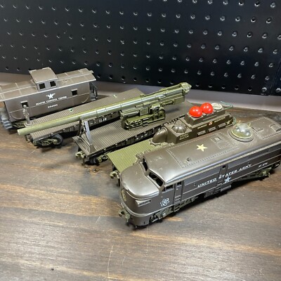 Vintage Kusan KMT KF-110 U.S. Army Atomic Train Set - Untested - READ ...