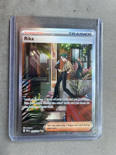 Pokémon TCG Card Rika Paradox Rift 258/182 Holo Special Illustration ...