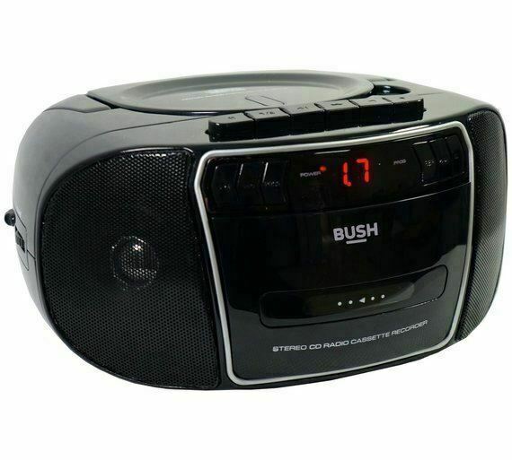 Bush CD Radio Cassette Boombox - Black / Silver for sale online | eBay