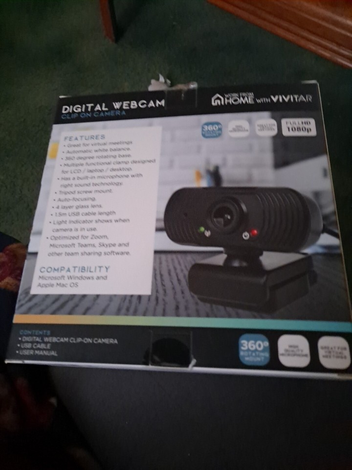 Vivitar Digital Web Cam Full Hd 1080p | eBay