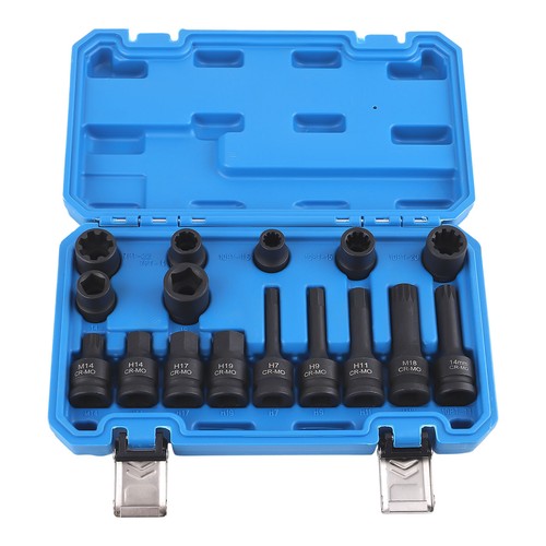 16PCS Impact Brake Caliper Special Socket 1/2inch Square Drive Car ...