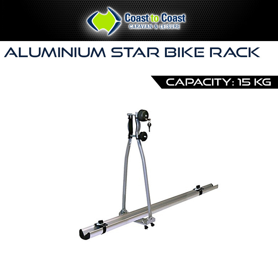 Coast Star Roof Rack Mount Bike Carrier Single Jayco & Coast Roof Rack ...
