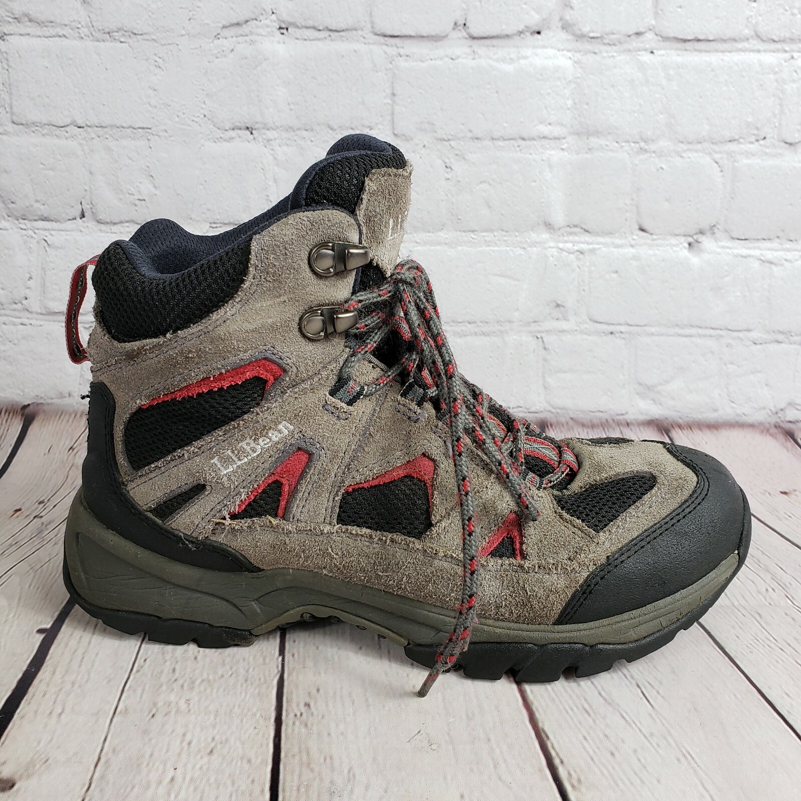 LL Bean Mens 7 M Med Trail Hiking Boots Dri Lex Brown Ankle Shoes | eBay