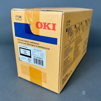NEW SEALED OKI Pro6410 NEON BLACK Color Toner Cartridge (46298010 ...