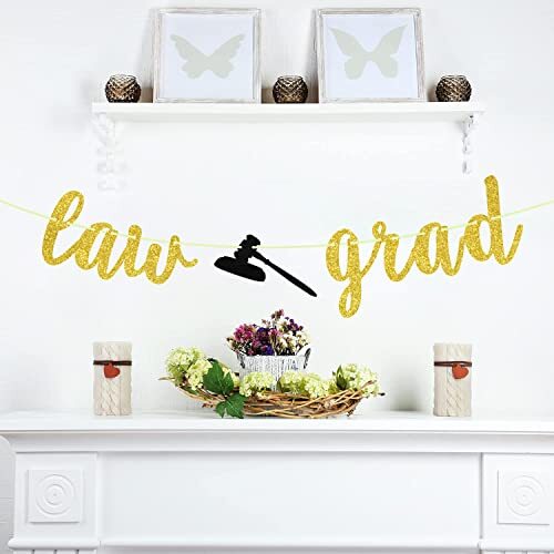 Law Grad Banner Graduation/Grad Party Decorations Graduation Party Bon ...