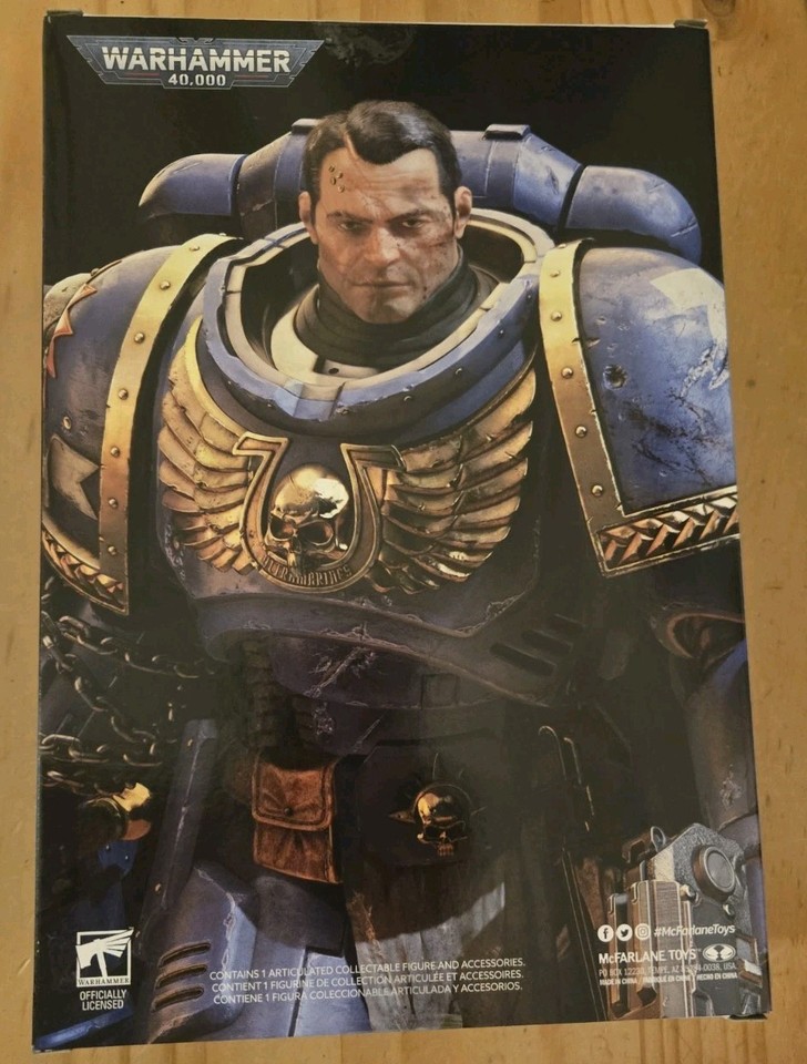 McFarlane Warhammer 40K Lieutenant Titus Space Marine II 7" Action ...