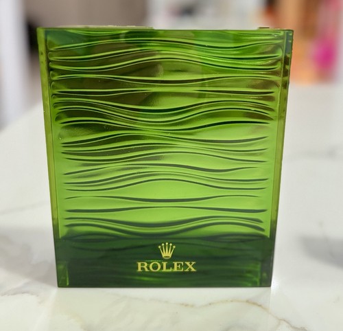 Authentic Rolex Watch Dealer Display Green Presentation Showcase ...
