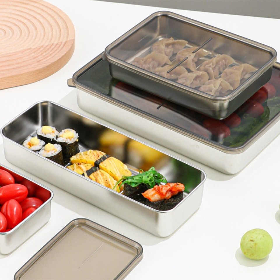 Food Storage Container Stainless Steel Kitchen Storage Box with ...