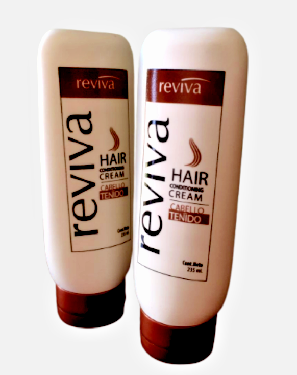 2 PACK REVIVA HAIR CONDITIONING CREAM CABELLO TEÑIDO 235 ML EACH | eBay