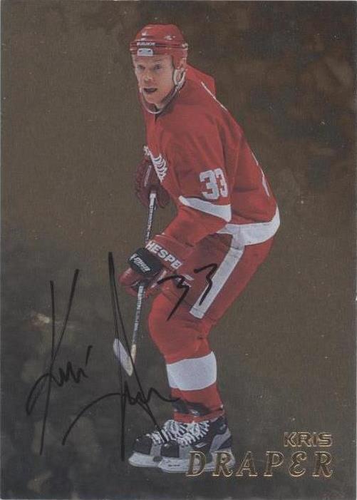 1998-99 In the Game Be A Player - Kris Draper #200 Gold Autographs (AU ...