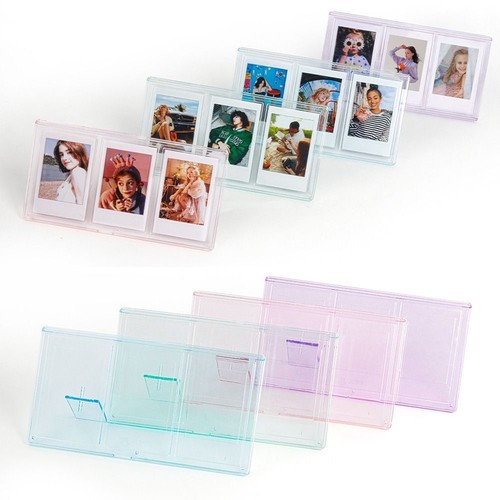 3 Slots Film Photo Frame Photo Table for Fujifilm Instax mini Home ...
