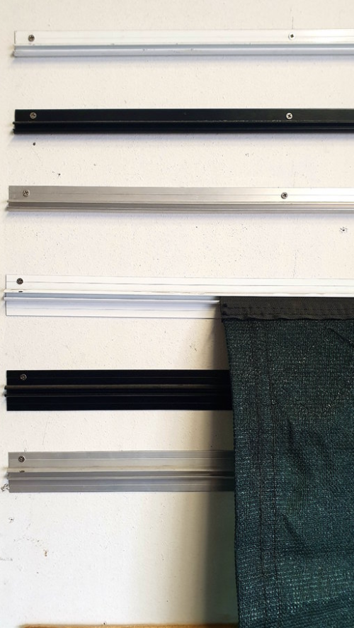 Aluminium Rope/Keder/Sail Track for Caravans, Awnings, Shade Sails ...