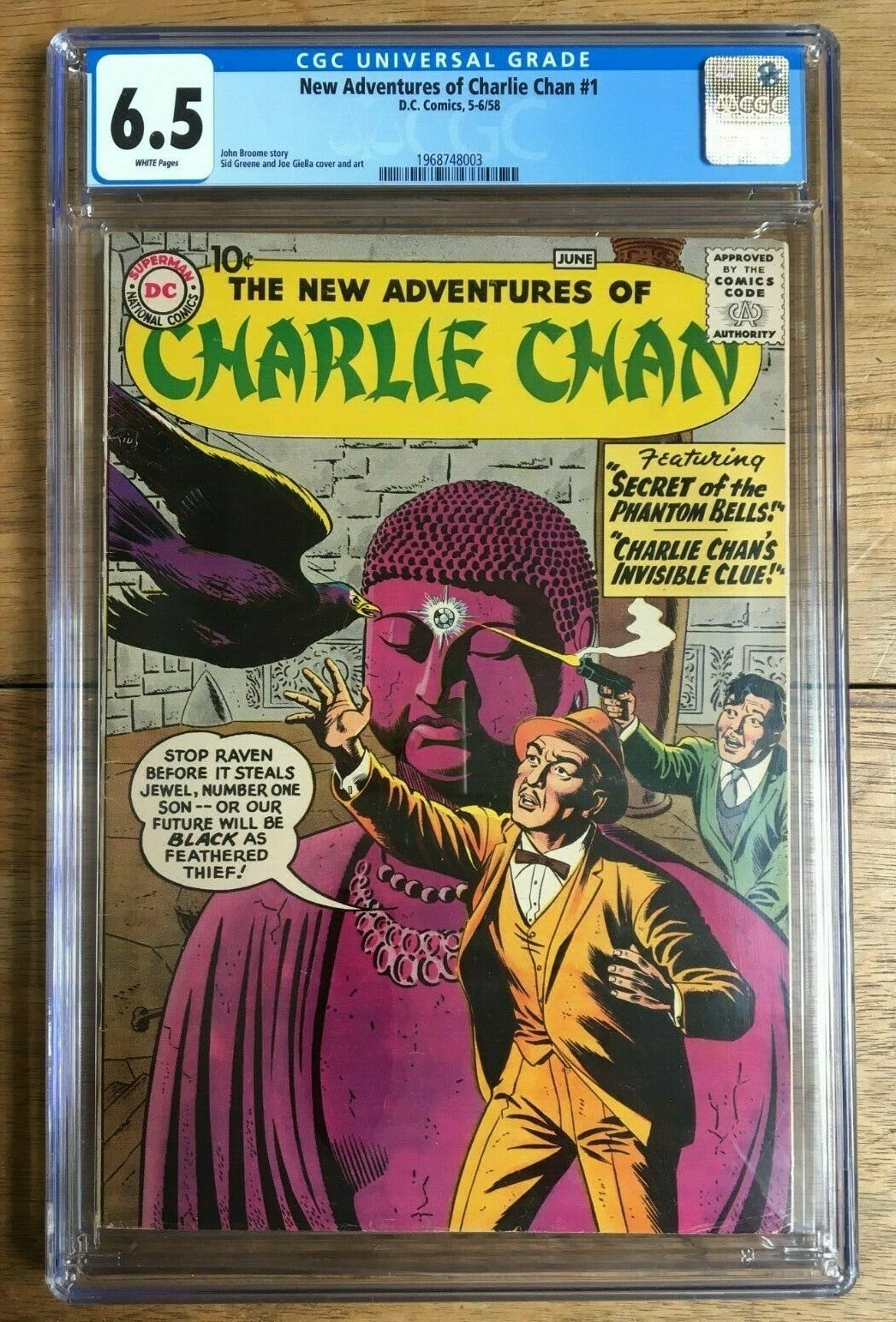 New Adventures Of Charlie Chan #1 DC CGC 6.5 1995679004 | eBay