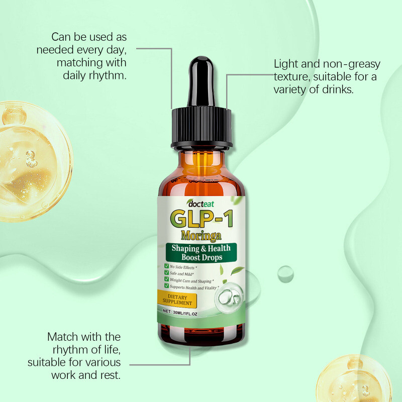 GLP-1 Weight Loss Fat Burner Drops Diet Supplement Slimming Drops 30ml ...