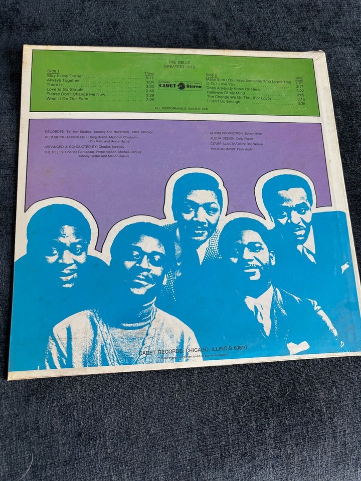 The DELLS Greatest Hits LP Cadet Vinyl Record NEW SEALED | eBay