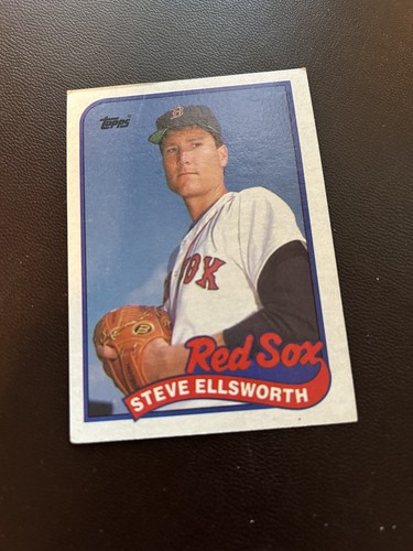 1989 Topps #299 Steve Ellsworth Boston Red Sox Baseball Card | eBay
