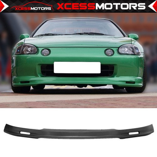Fits 93-97 Honda Civic Del Sol Mugen Style Front Bumper Lip Spoiler ...