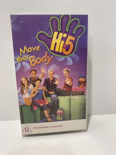 HI-5 Move Your Body VHS Video Tape 1999 Kids TV Show Rated G PAL | eBay