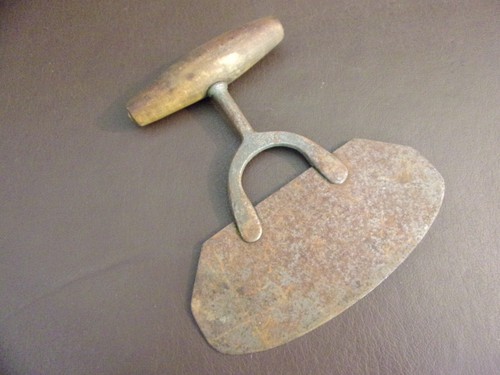 Vintage Wood Handle Primitive Vegetable Chopper Single Blade | eBay