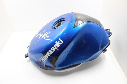 01 KAWASAKI NINJA ZX6R ZX600J BLACK OEM GAS TANK FUEL CELL PETROL ...