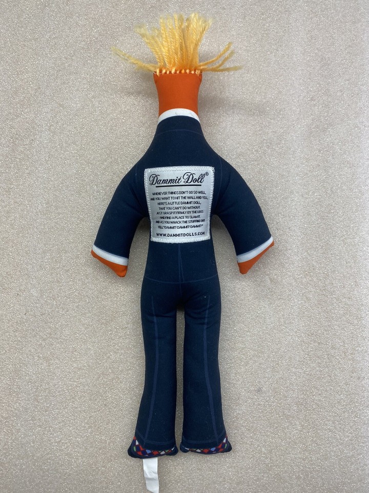 Donald Trump Dammit Doll 14" Blue Suit Red Tie Orange with Tag | eBay