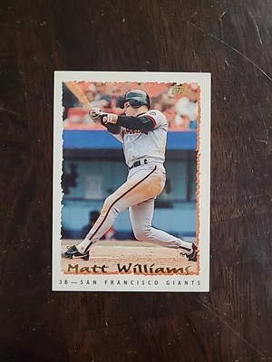 1995 Topps Matt Williams #10 San Francisco Giants | eBay