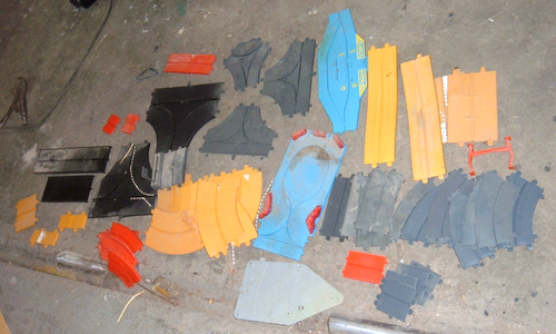 LARGE LOT OF MOTORIFIC TRACK 50+ PIECES | eBay