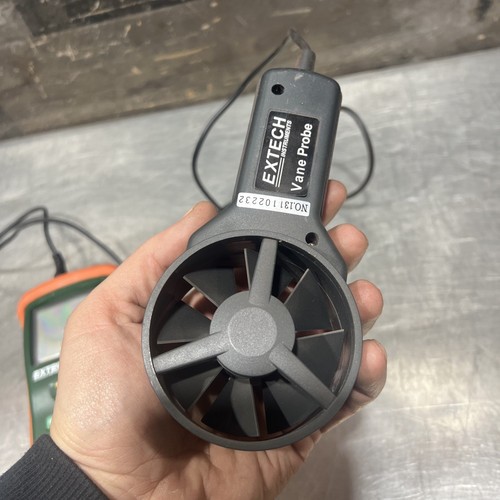 Extech AN100 Thermo Anemometer Measure Air Flow & Velocity CFM/CMM Used ...