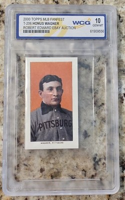 2000 Topps MLB Fanfest T-206 HOF Honus Wagner R.E. Ebay Auction WCG-10 ...