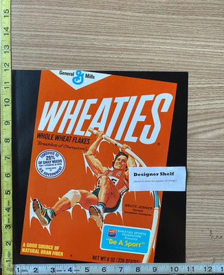 Bruce Jenner Wheaties Cereal Box Promotional Ad Book Photograph | eBay