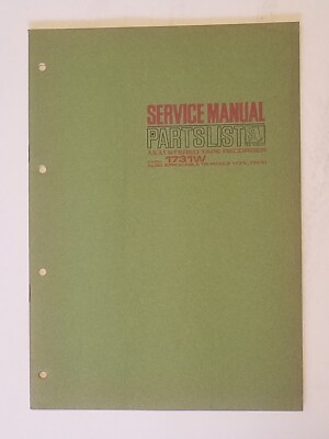 AKAI Model 1731W Stereo Tape Recorder, Service Manual & Parts List ...