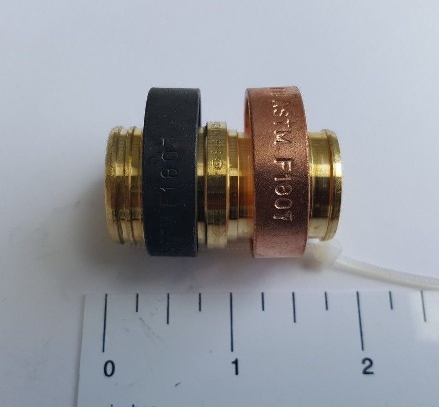 50) 1" PEX X 1" PB (POLYBUTYLENE) SPLICING REPAIR KIT COUPLING + RING ...