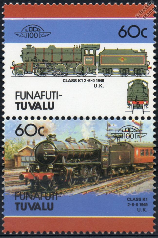 1949 LNER Class K1 2-6-0 No.62005 (NYMR / NELPG) Train Stamps / LOCO ...