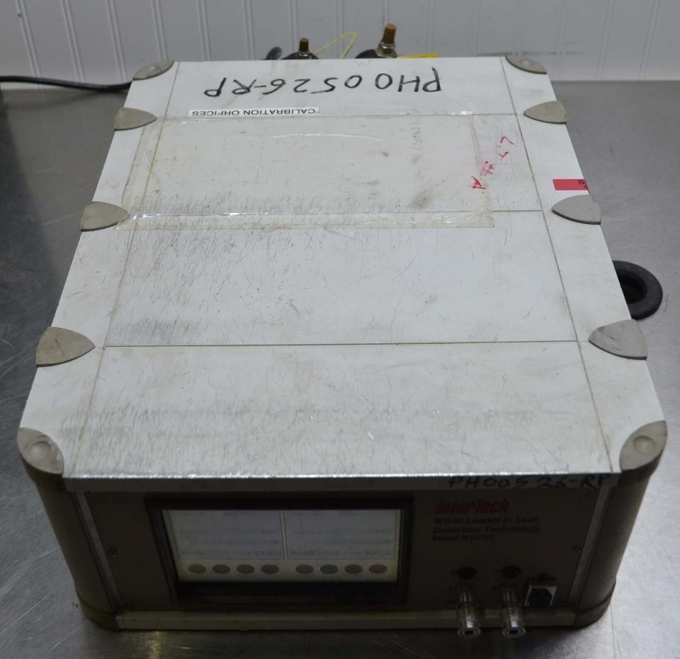 Intertech M1075Y Mass Flow Leak Tester Model M1075-94y-mcFF00 ++ | eBay