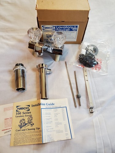 Vintage NIBCO Lavatory Faucet FA 102 Water Saver Bathroom Washerless ...