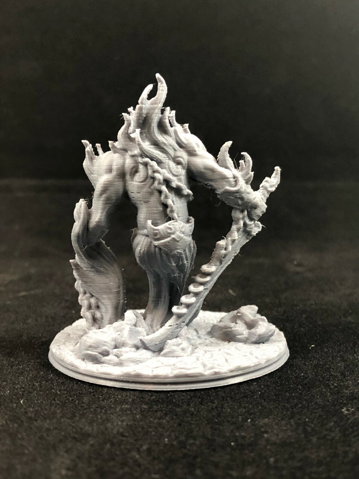 A set of Elementals - 3D Printed 28mm scale D&D Miniature | eBay