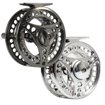 3/4 5/6 7/8 9/10WT Fly Reel Reel CNC Machined Large Arbor Fly Fishing ...