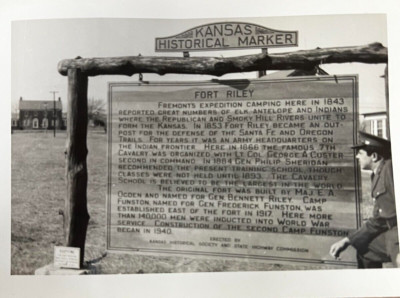A Picture of Kansas the Historical Marker, Fort Riley. | eBay