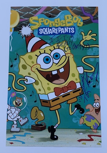 Tom Kenny SIGNED SpongeBob SquarePants 11x17 photo EXACT PROOF ...