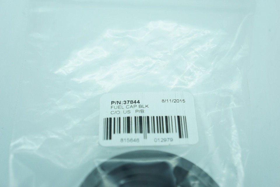 GENUINE OEM TECUMSEH PART # 37844 BLACK FUEL CAP; SNOW BLOWER MOWER GAS ...
