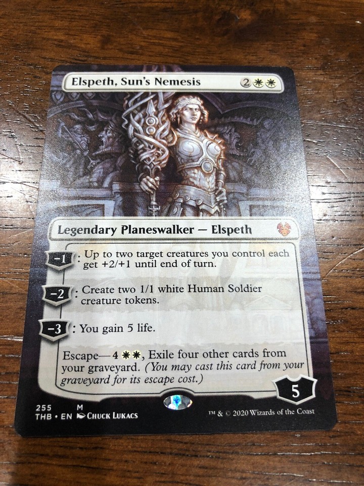 Elspeth, Sun's Nemesis - X1 - Borderless Theros Beyond Death - 4RCards ...