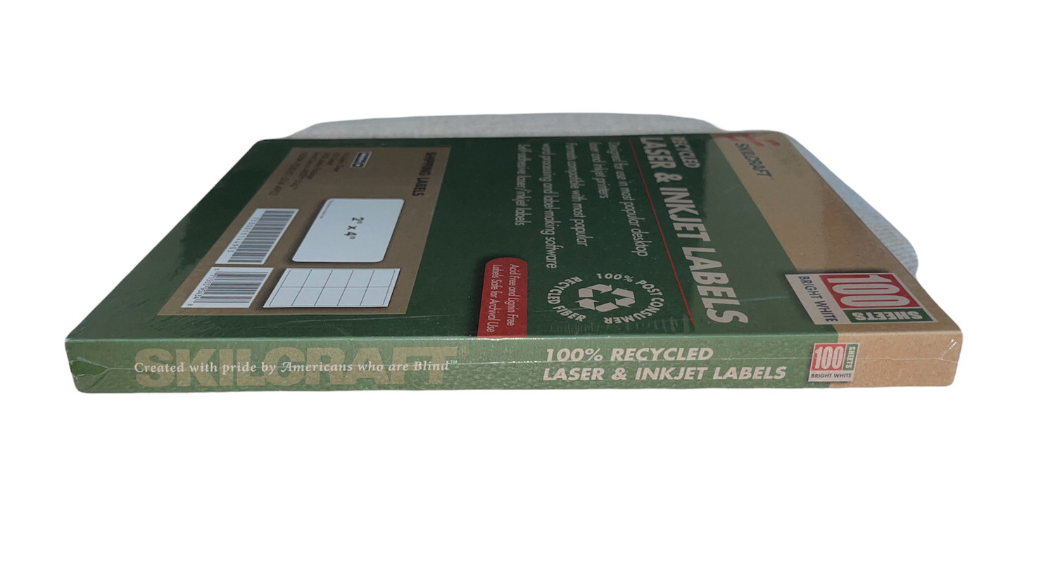 SKILCRAFT Laser & Inkjet Labels 2inch X 4inch 1000 for sale online | eBay