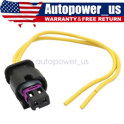 2 Pin License Plate Light Connector Pigtail Fit For Ram 1500 2500 3500 ...