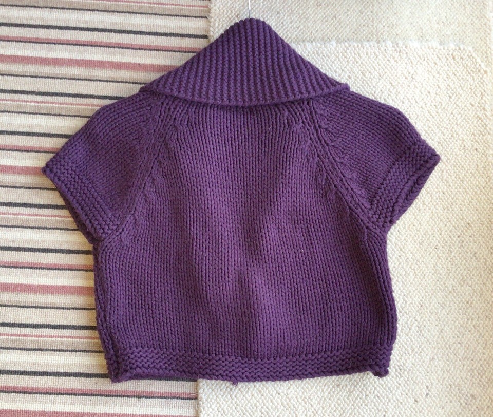 NEXT BURGUNDY CHUNKY KNIT BOLERO SHRUG CARDIGAN Size M (WORN ONCE) | eBay