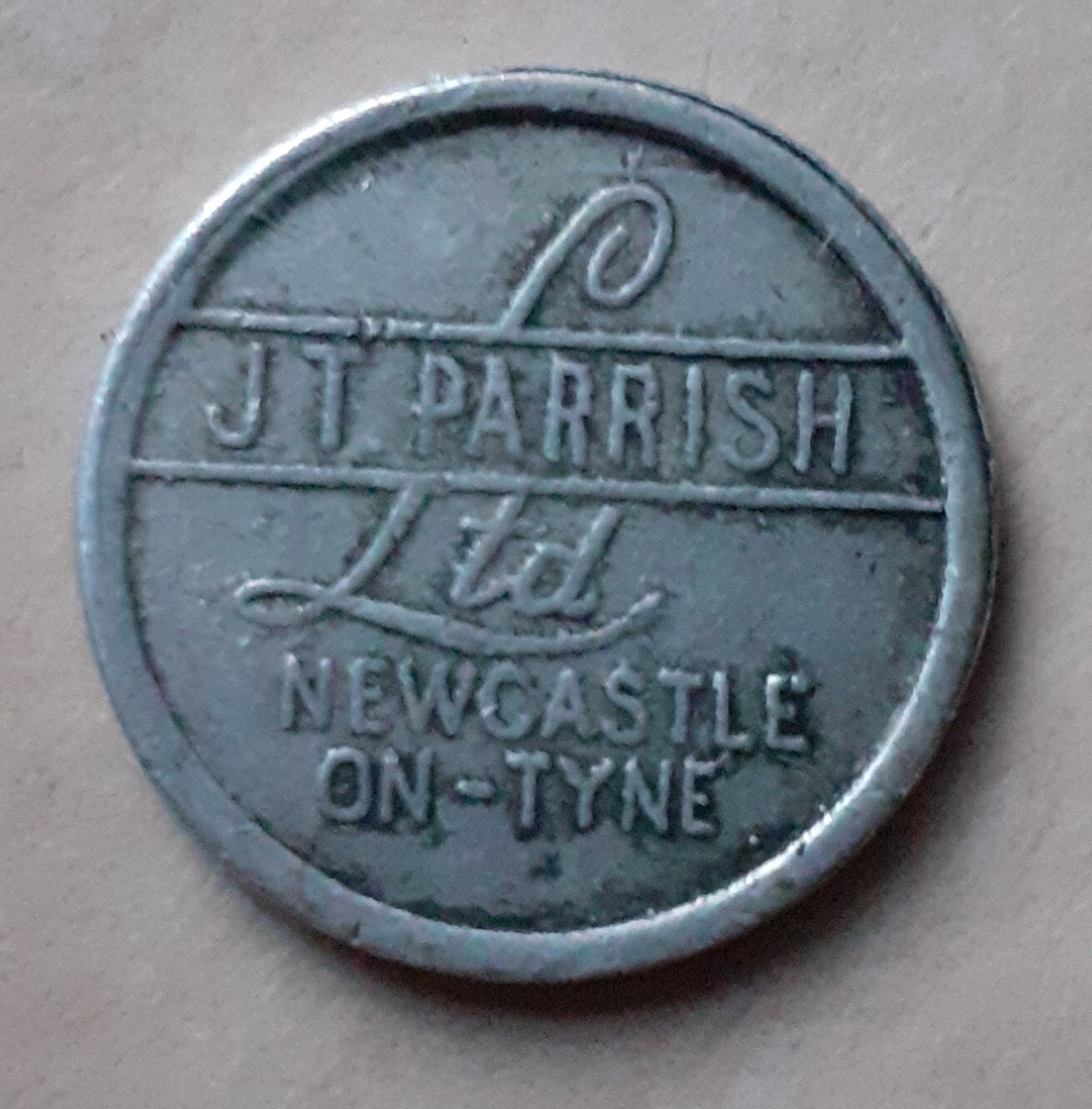 1890's J.T. Parrish Ltd Newcastle On Tyne 6D Token | eBay UK