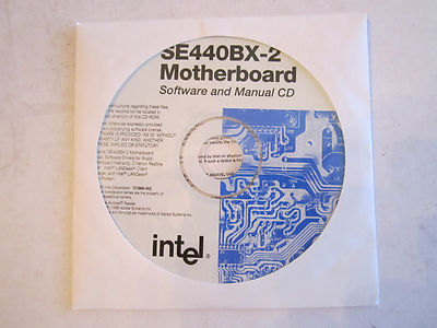 INTEL SE440BX-2 MOTHERBOARD SOFTWARE AND MANUAL CD | eBay